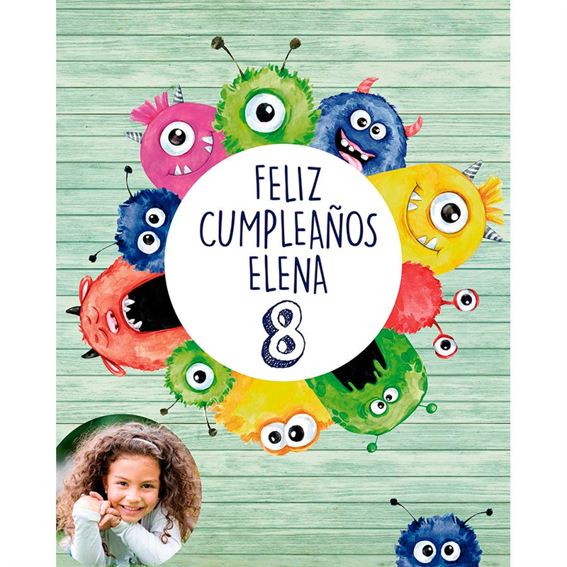 Photocall de Cumpleaños Monstruitos