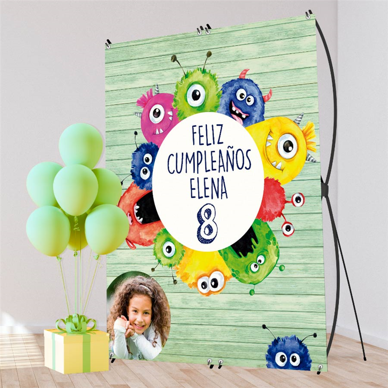 Photocall de Cumpleaños Monstruitos