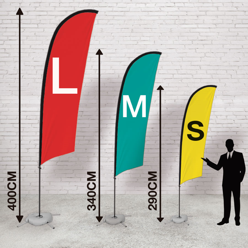 Banderola Publicitaria - Fly Banner Surf L | Entrega 48h