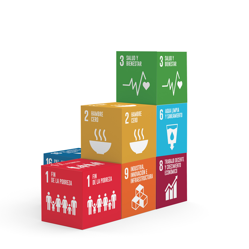 Cubos impresos ODS