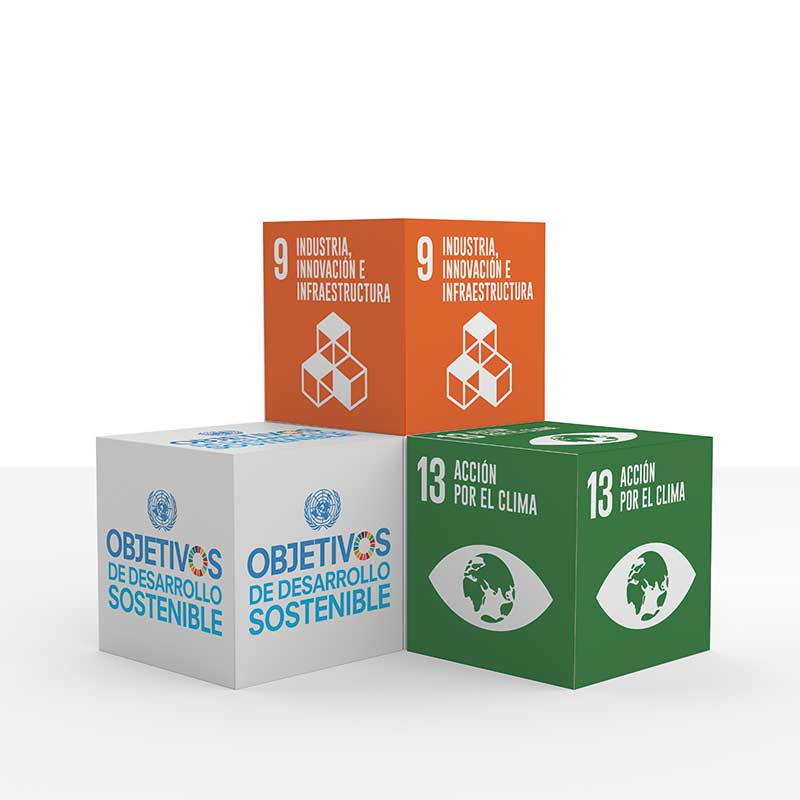 Cubos impresos ODS